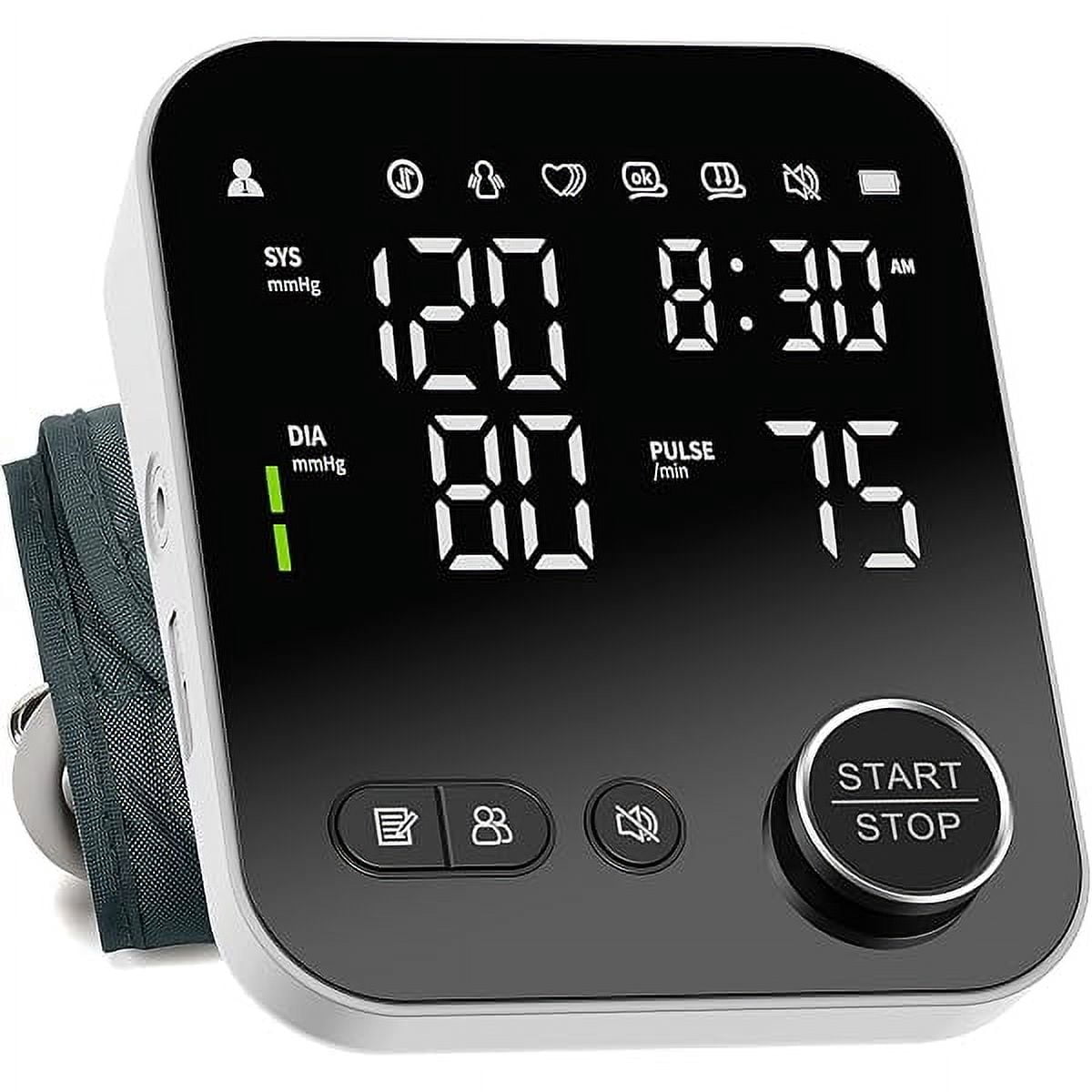Blood Pressure Monitor Upper Arm Monitors for Home Use Adjustable 8.7 ...