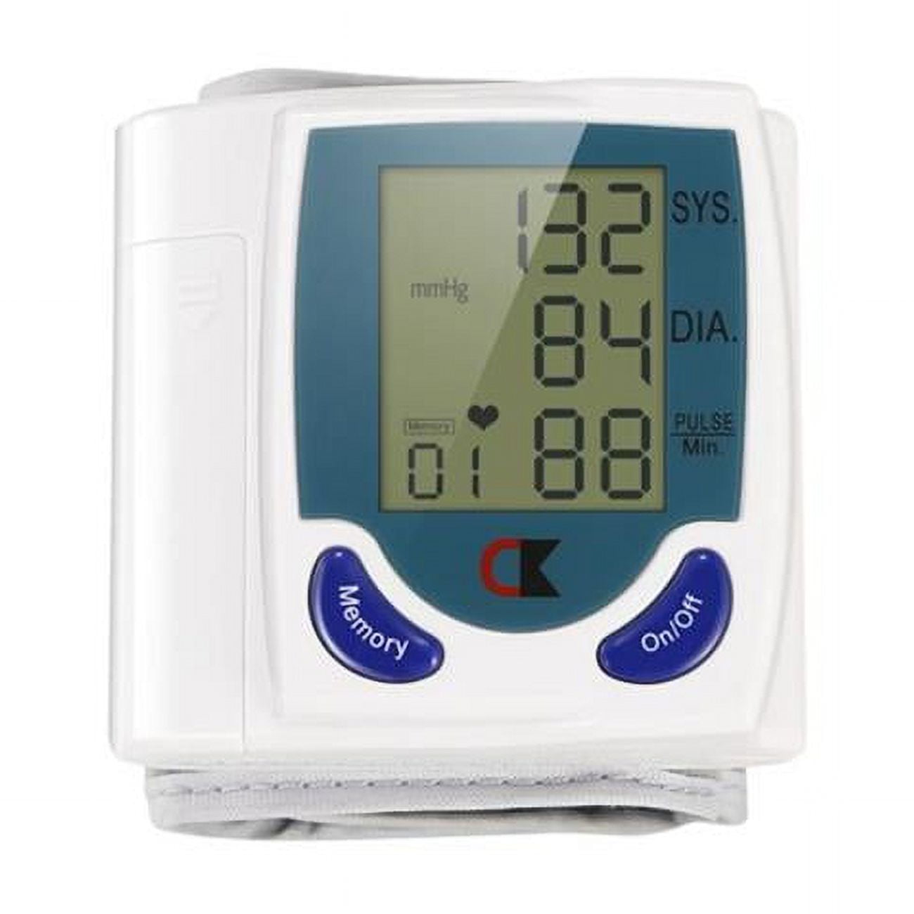 Blood Pressure Monitor Wrist Digital High Blood Pressure Cuff Heartbeat ...