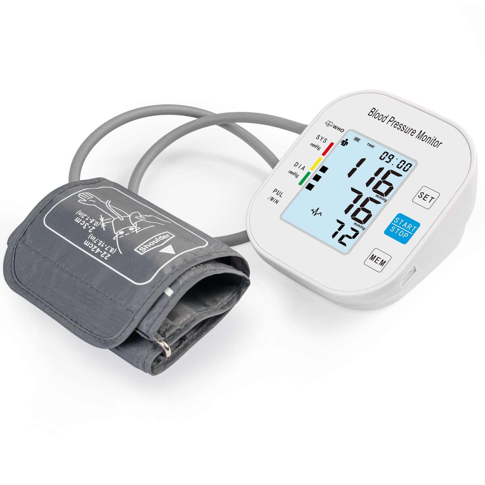 Blood Pressure Monitors for Home Use，Automatic Upper Arm Blood Pressure ...