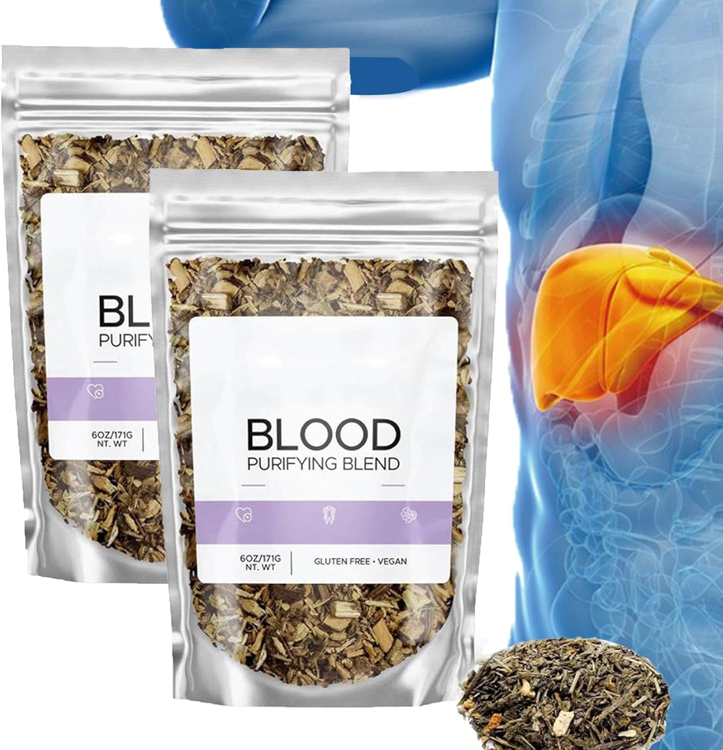Blood Purifying Blend Tea, Organic Blood Purifying Blend Tea, Health ...
