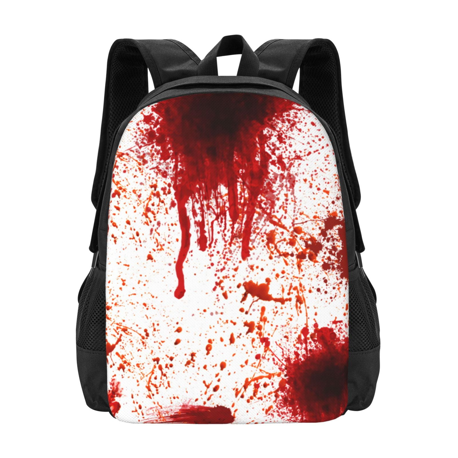 Blood Splatter Horror Backpacks for Men Women Book Bag Travel Hiking ...