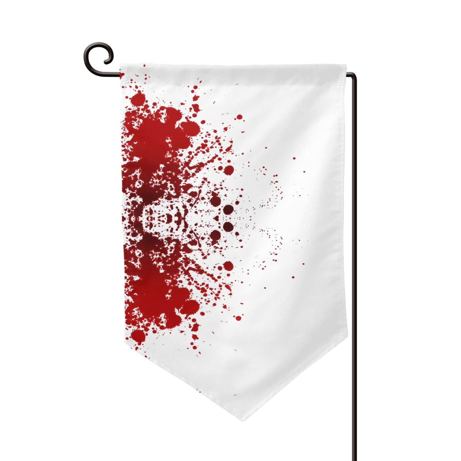 Blood-Splatter-Pattern Garden Flag Vertical Double Sided Yard Outdoor ...