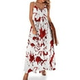 Blood Splatter Sleeveless Dress elegant dresses plus sizes Women's ...