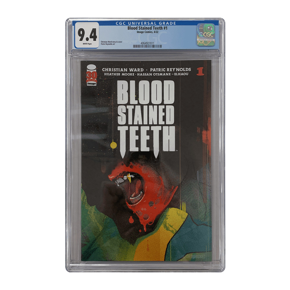 Blood Stained Teeth #1 - CGC 9.4 Comic Book - Walmart.com