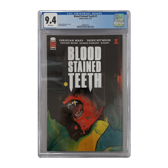 Blood Stained Teeth #1 - CGC 9.4 Comic Book - Walmart.com