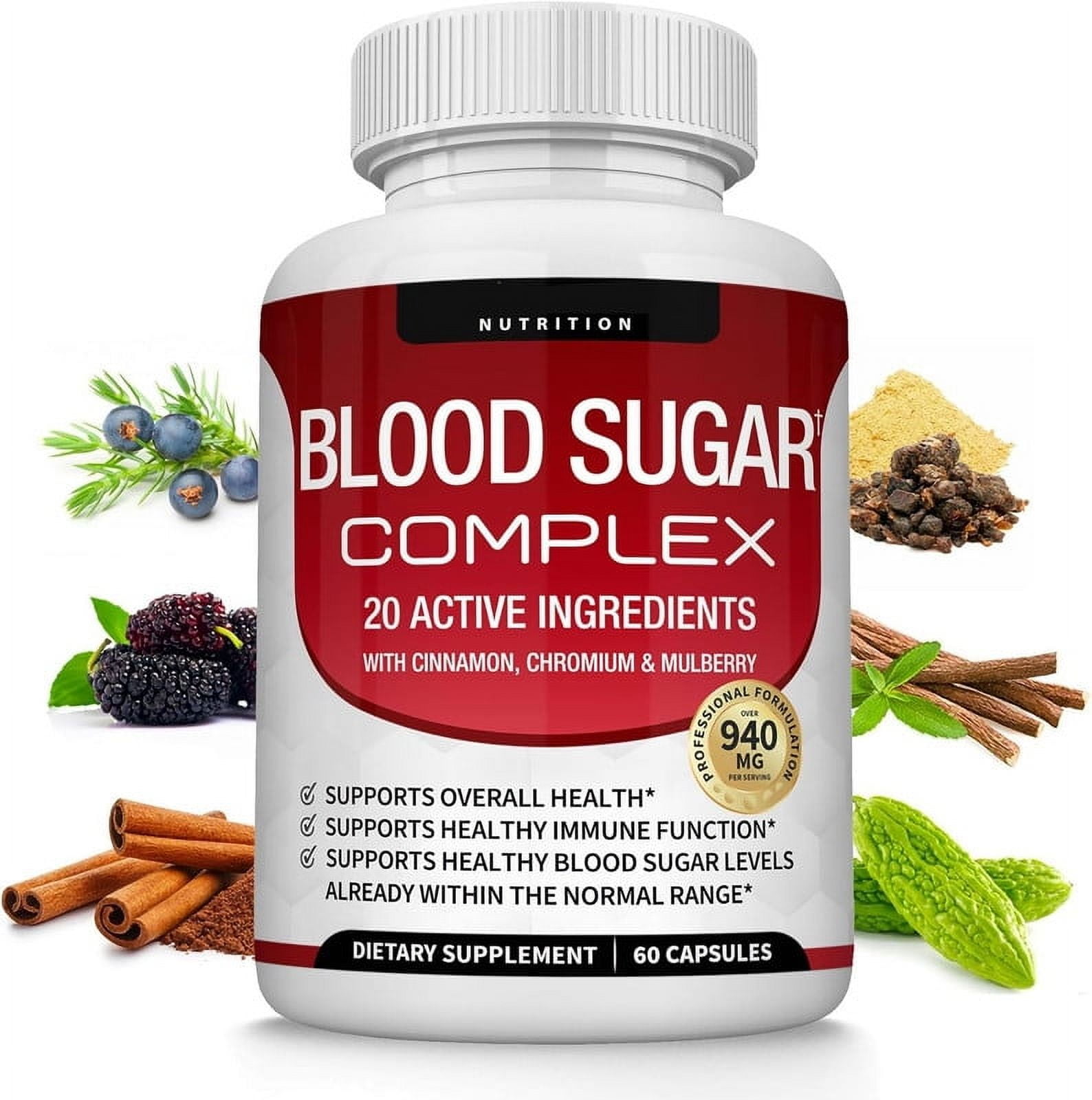 Blood Sugar Complex toplux,30 Counts - Walmart.com