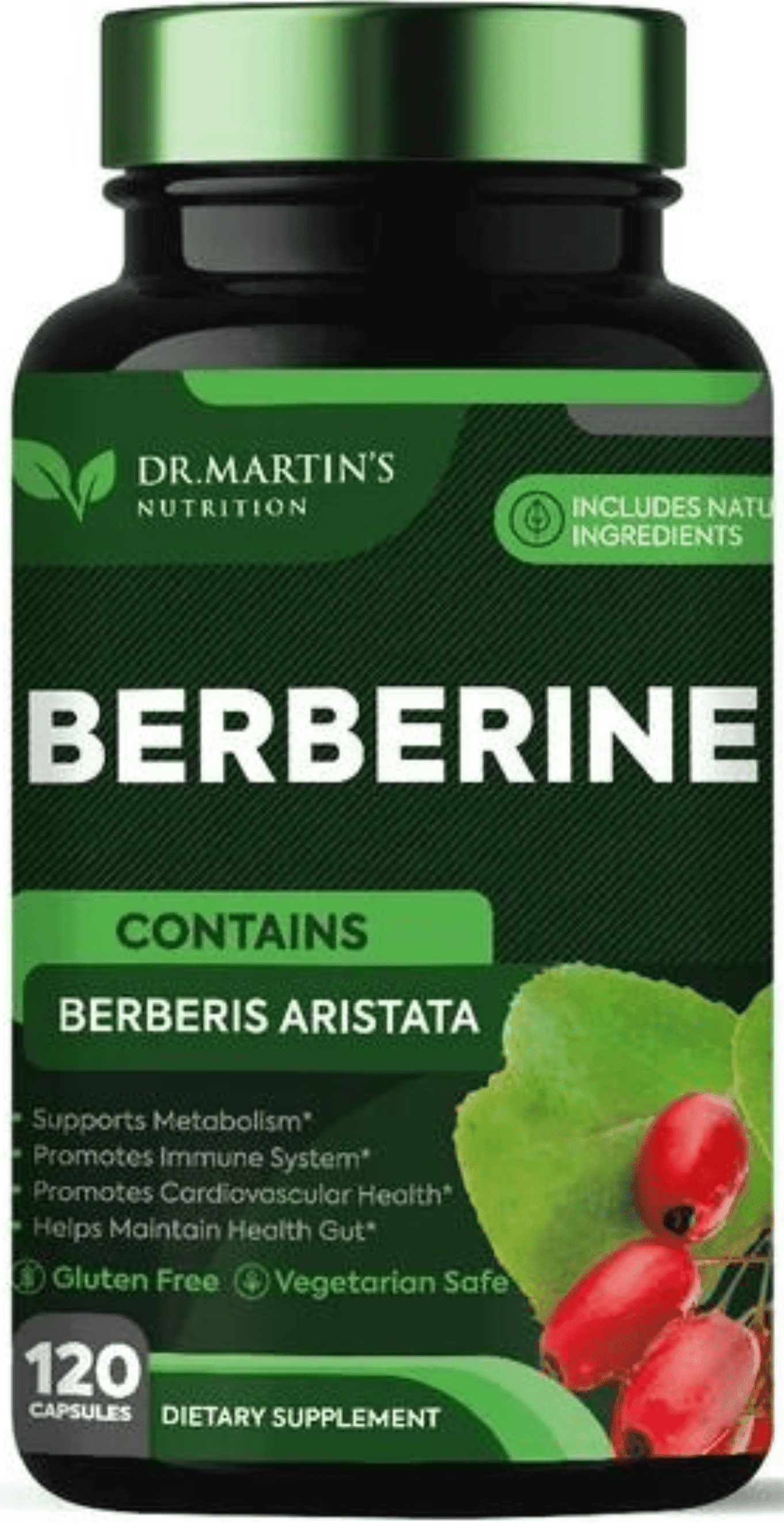 Berberine 1200mg Supplement | 120 Caps | Blood Sugar, Weight, Immune ...