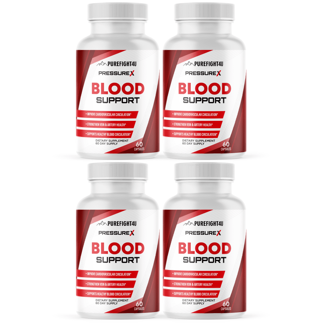 Blood Support Capsules, Supports Healthy Blood Circulation-4 Bottles ...
