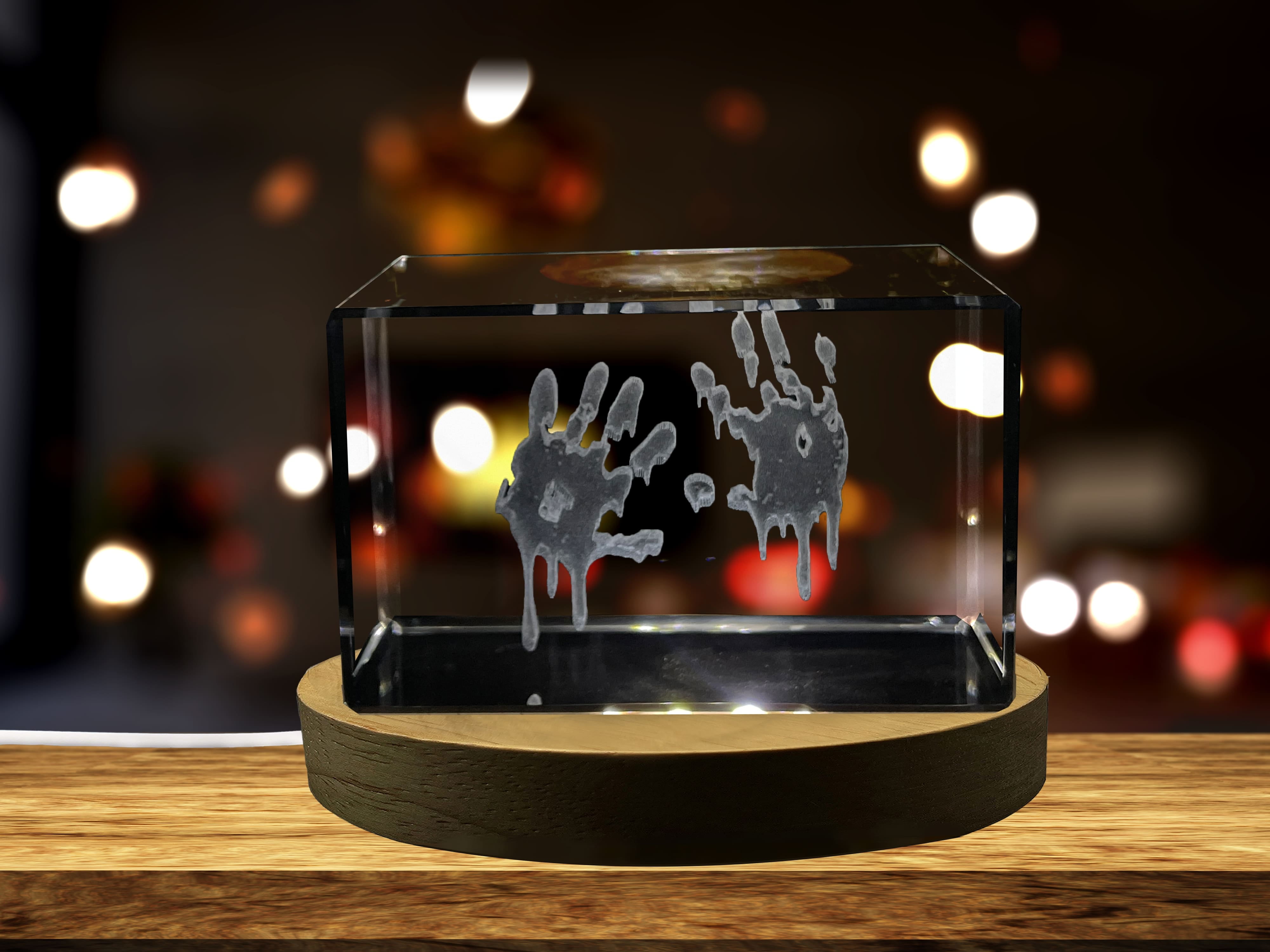 Blood Symbolism 3D Engraved Crystal Decor - Walmart.com