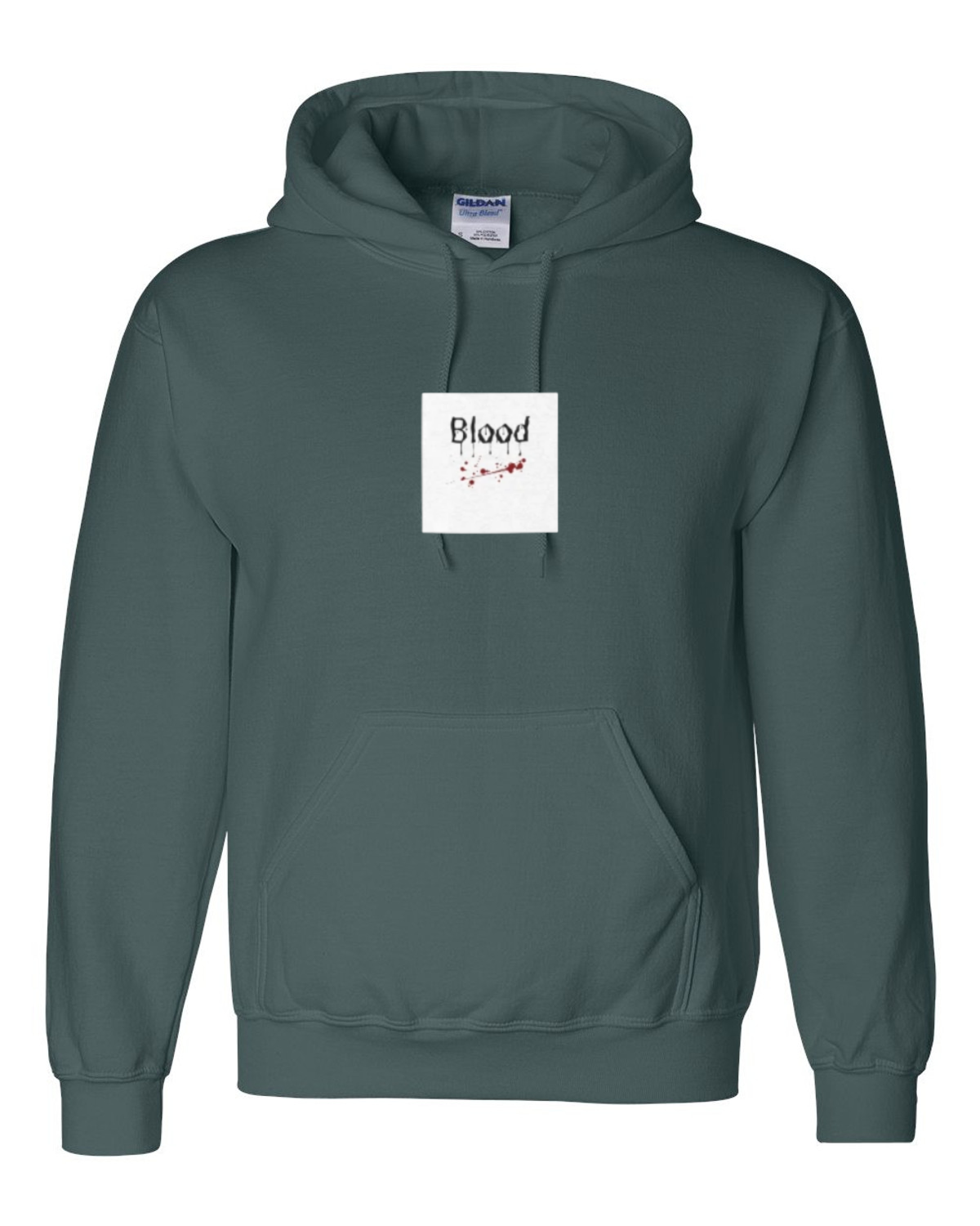 Blood Theme Art With Dark Red Sky And Strong Illustration Hoodie Shirt ...