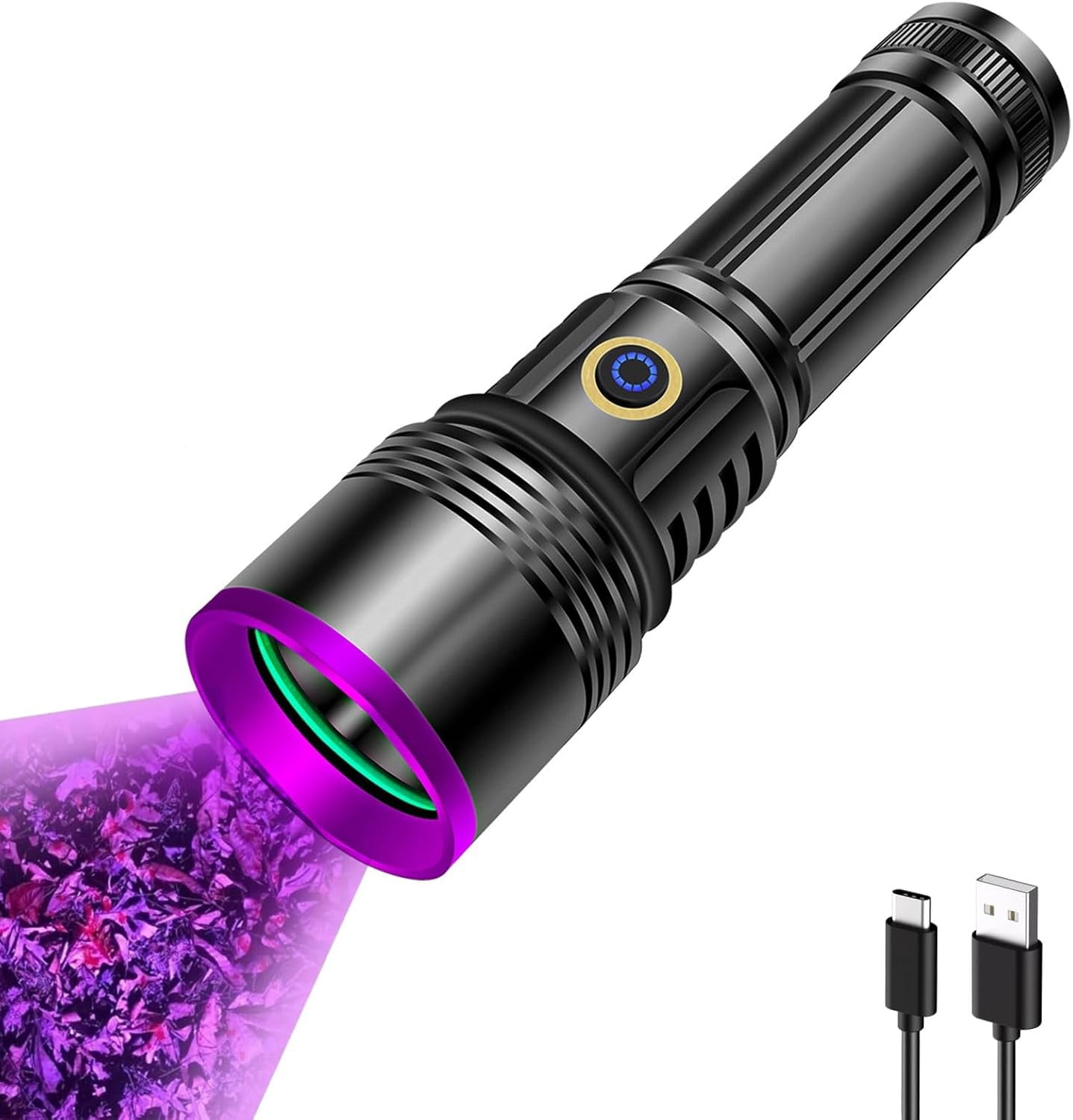 Blood Tracking Light for Hunting, High-Power UV Flashlight with 365nm ...