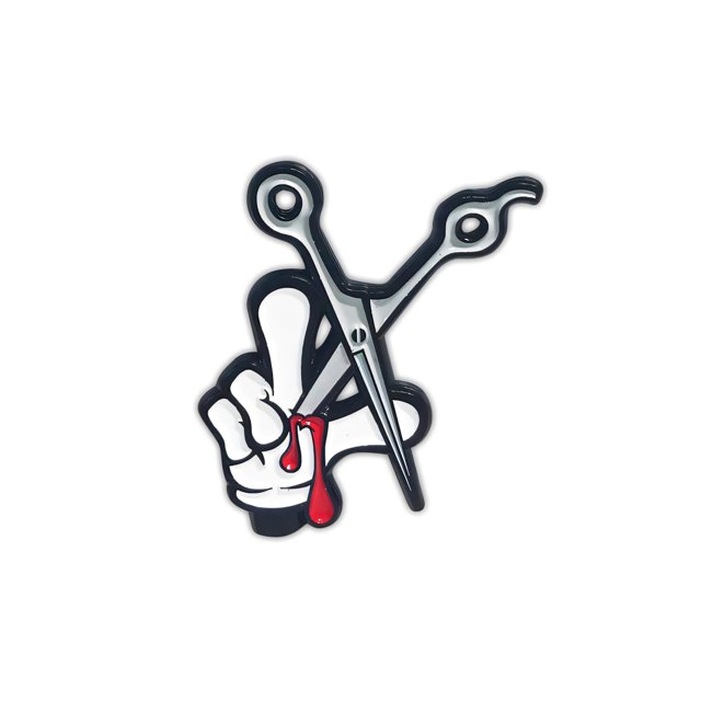 Blood Veins & Bandages Los Angeles Shears Barber Pin - Walmart.com