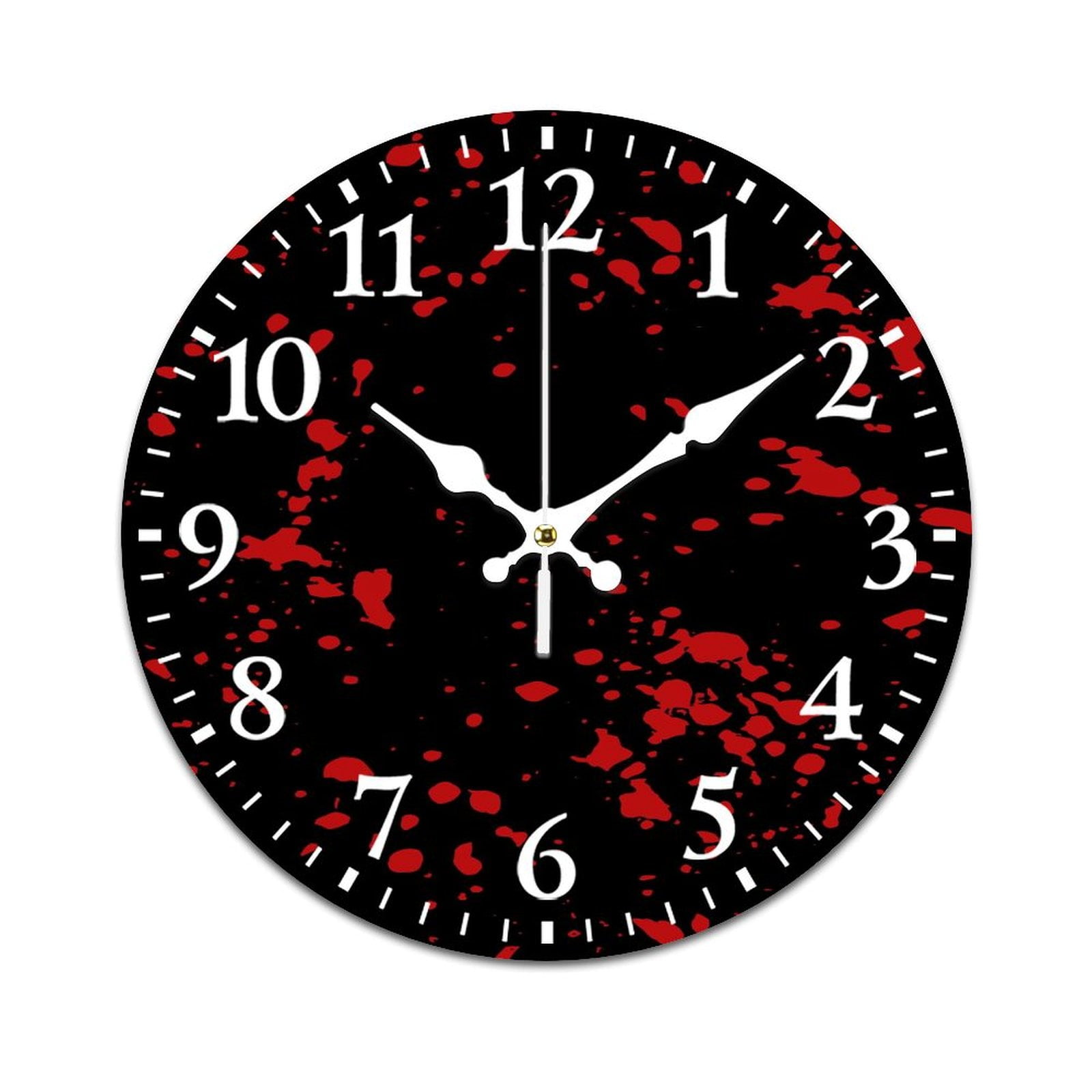 Blood Wall Clock Modern Design Clocks Wall Hanging Home Office School ...