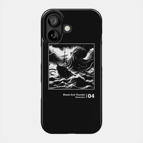 Blood and Thunder Mastodon Inspired Fan Art Case for Apple iPhone 11-17 ...