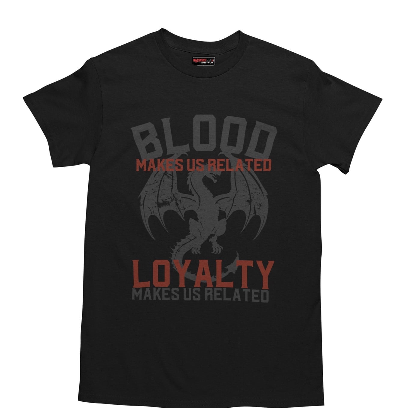 BloodLine StreetWear 'Blood & Loyalty' Unisex Short Sleeve Cotton T ...