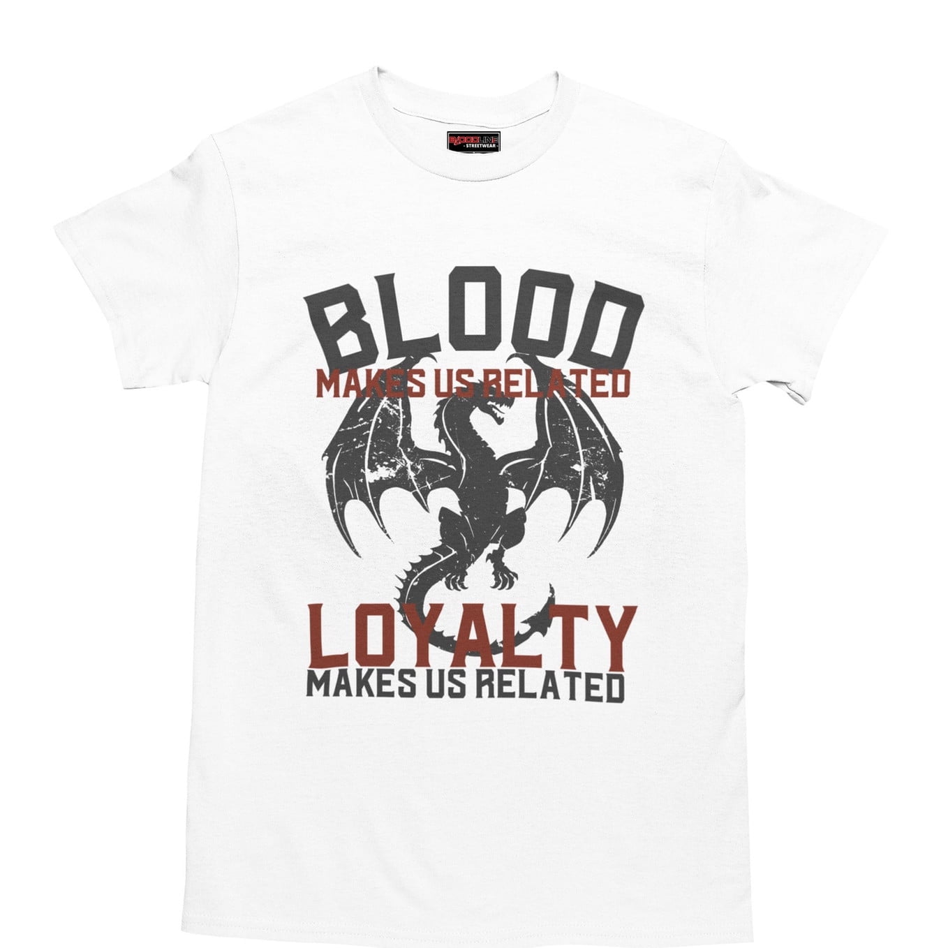 BloodLine StreetWear 'Blood & Loyalty' Unisex Short Sleeve Cotton T ...