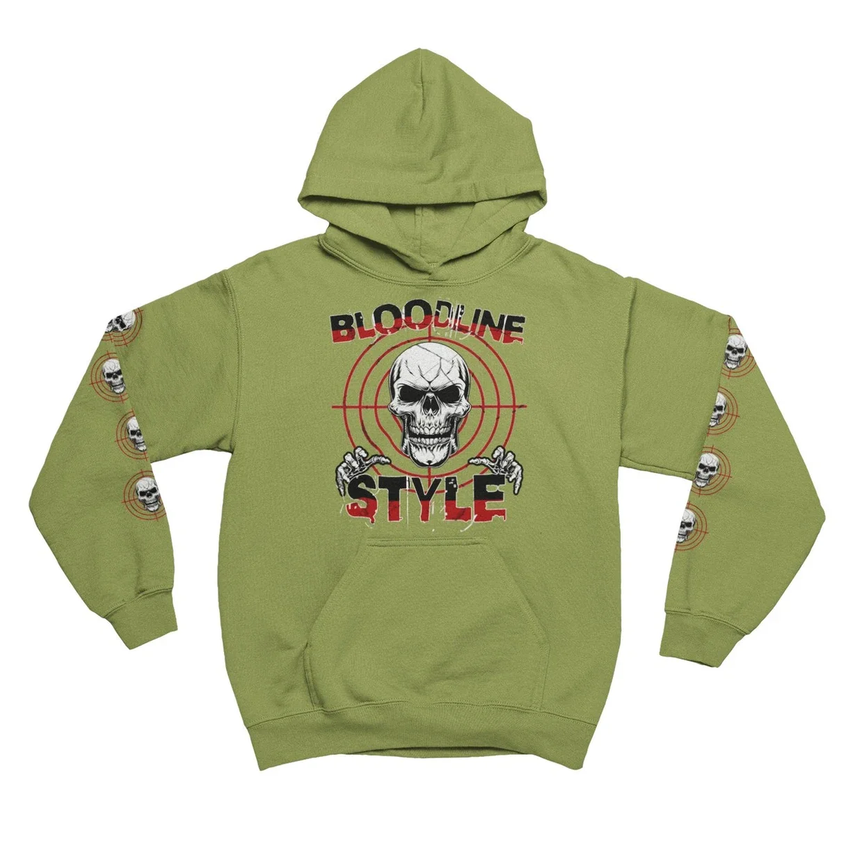BloodLine StreetWear " BloodLine Style" Long Sleeve Hoodie Sweatshirt ...