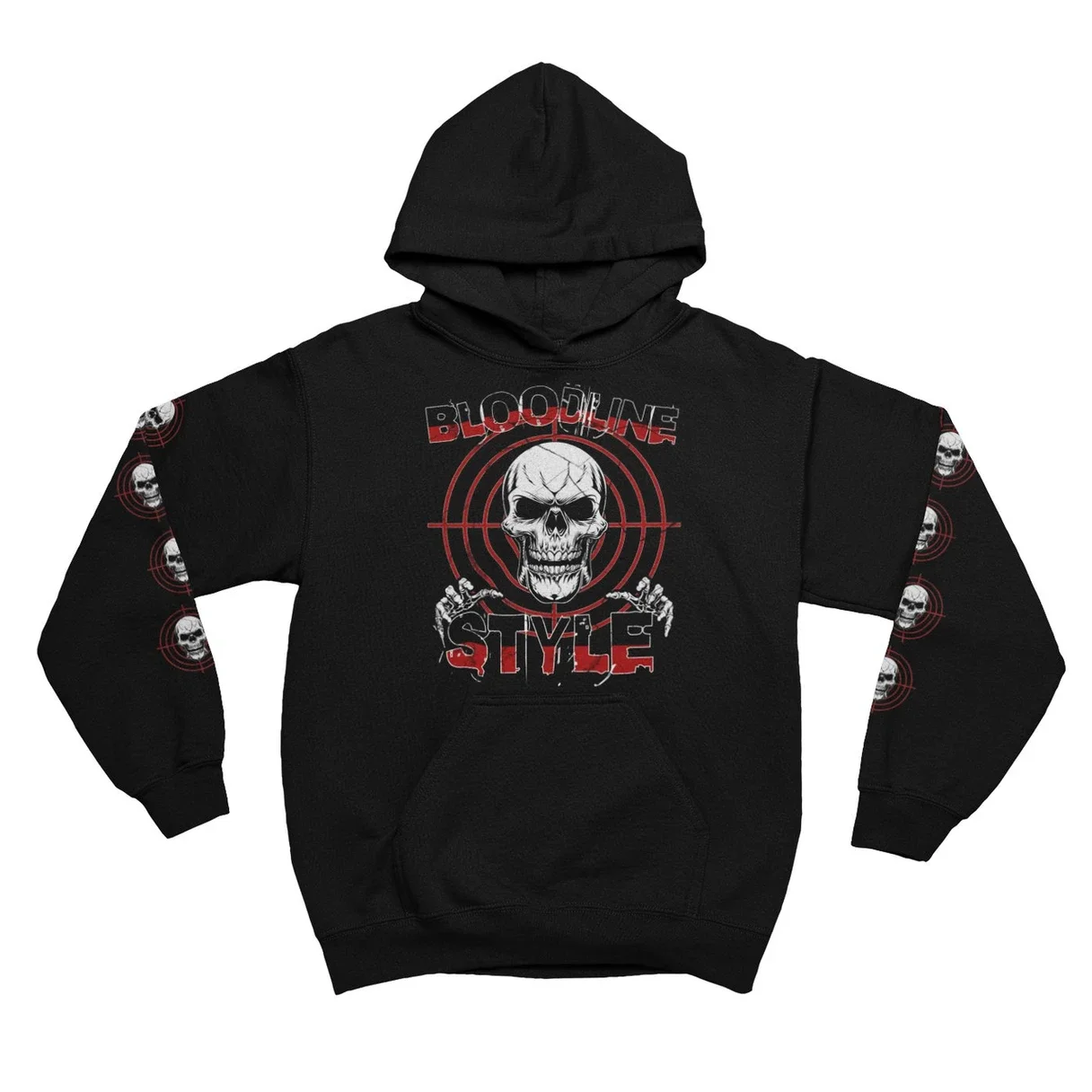 BloodLine StreetWear " BloodLine Style" Long Sleeve Hoodie Sweatshirt ...