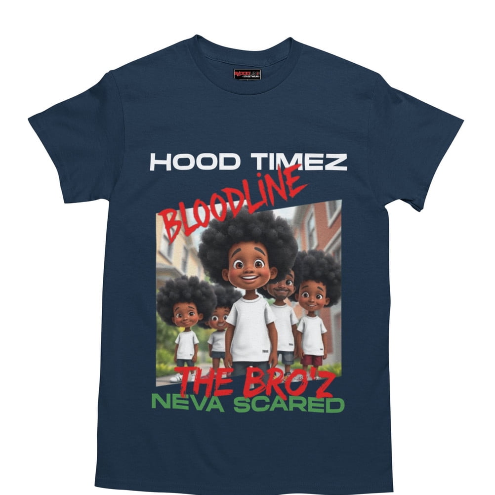 BloodLine StreetWear 'The Bro'z Neva Scared, Tee' Unisex Short Sleeve ...