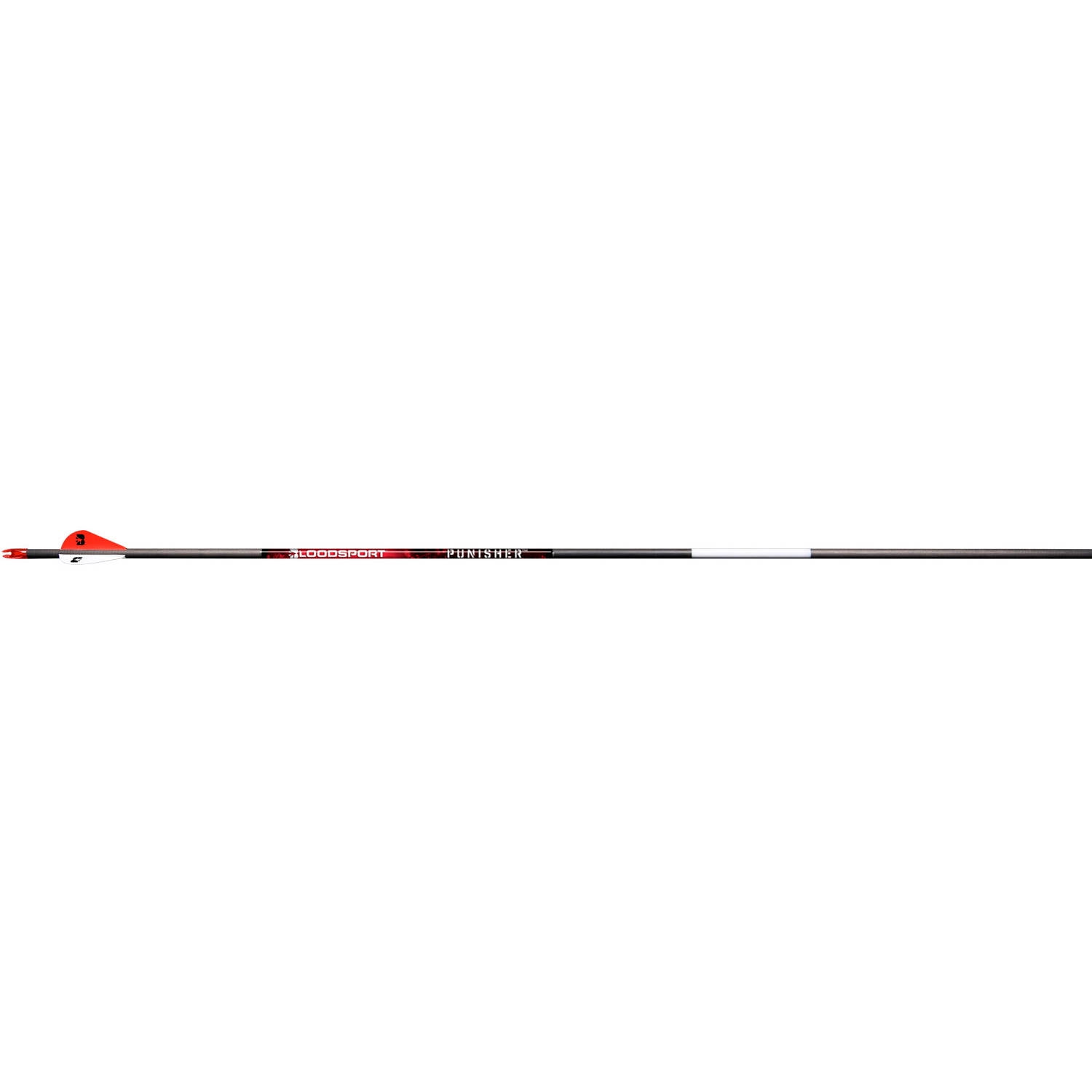 BloodSport Punisher Arrows with 2" Vane, Pack of 6 - Walmart.com