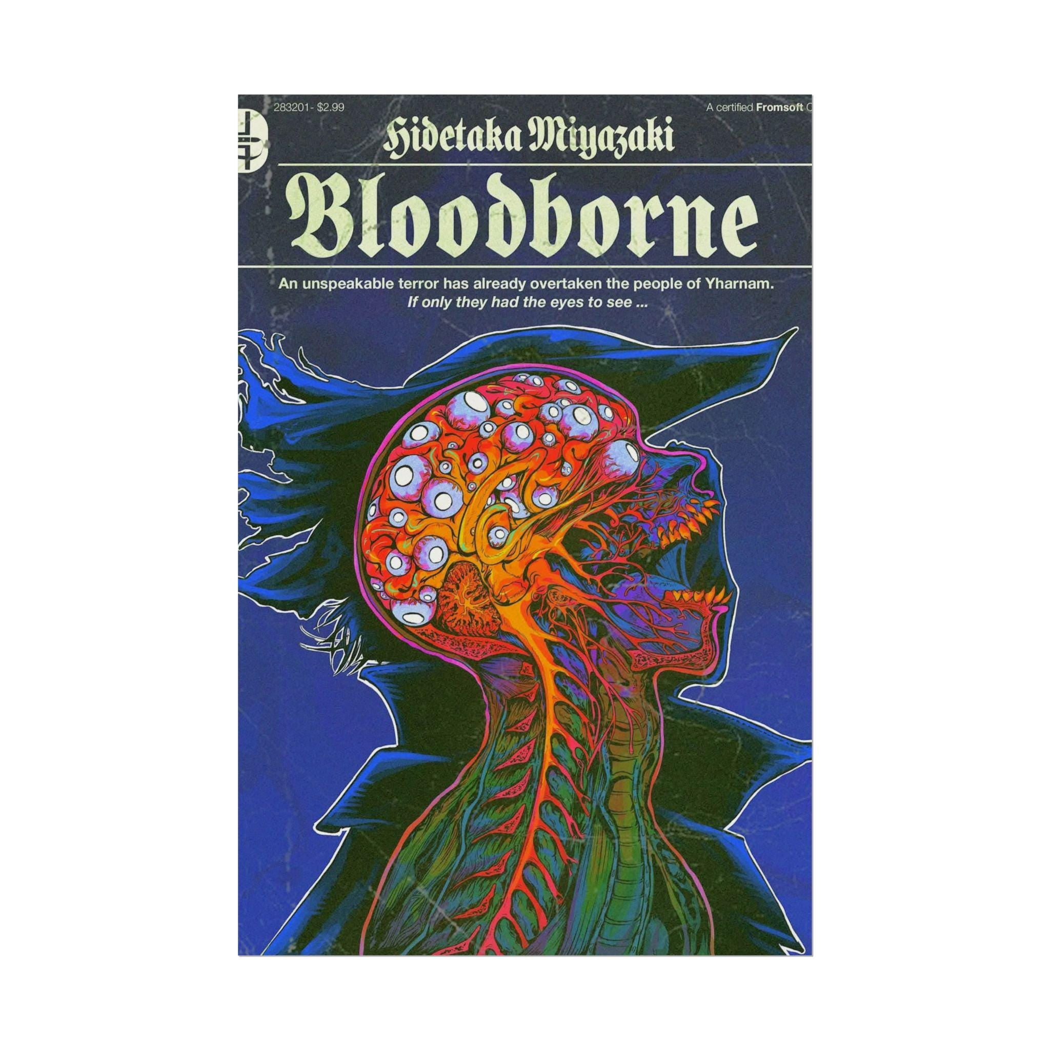 Bloodborne Artrolled Poster, Gaming Wall Decor, Unique Gift for Gamers ...