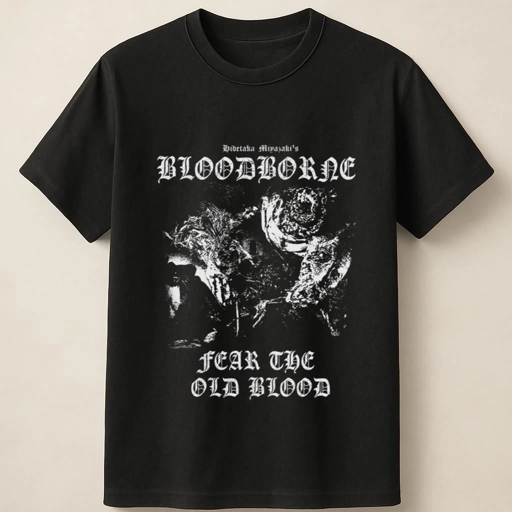 Bloodborne Dark Souls Universe Horror Design From Miyazaki Unisex T ...