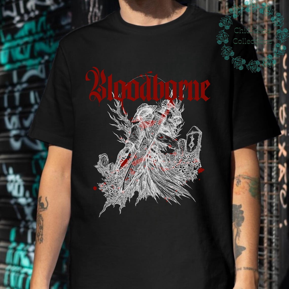 Bloodborne Inspired T-Shirt, Unisex Metal Style, Metal Band shirt ...