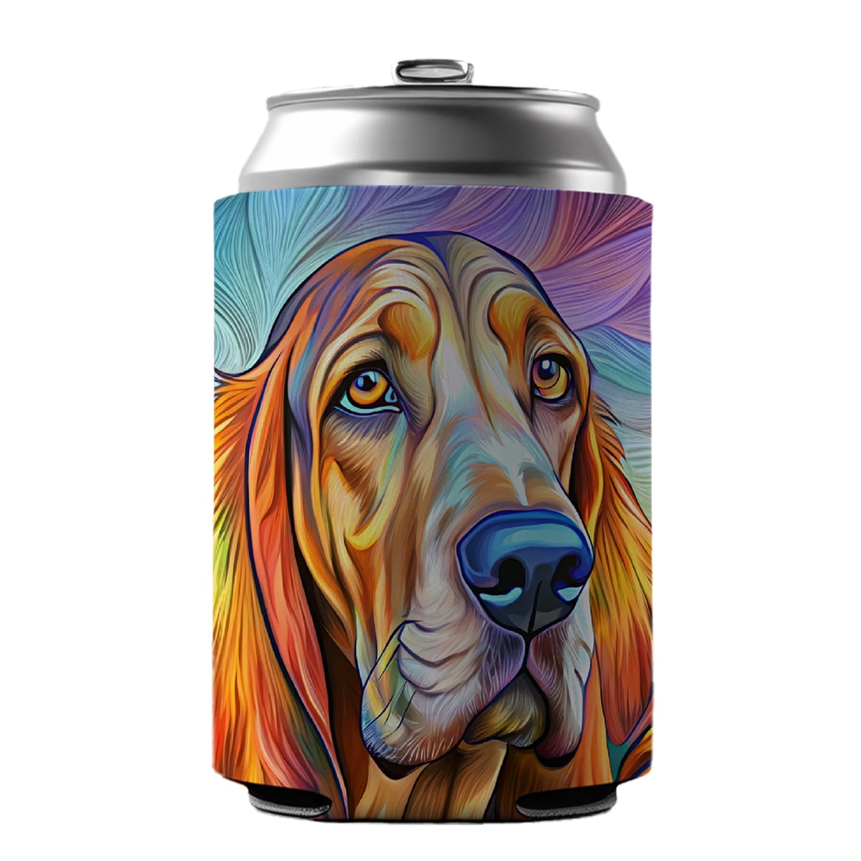 Bloodhound Dog Pop Art Drink Beer Soda Insulated Sleeve Holder Can ...