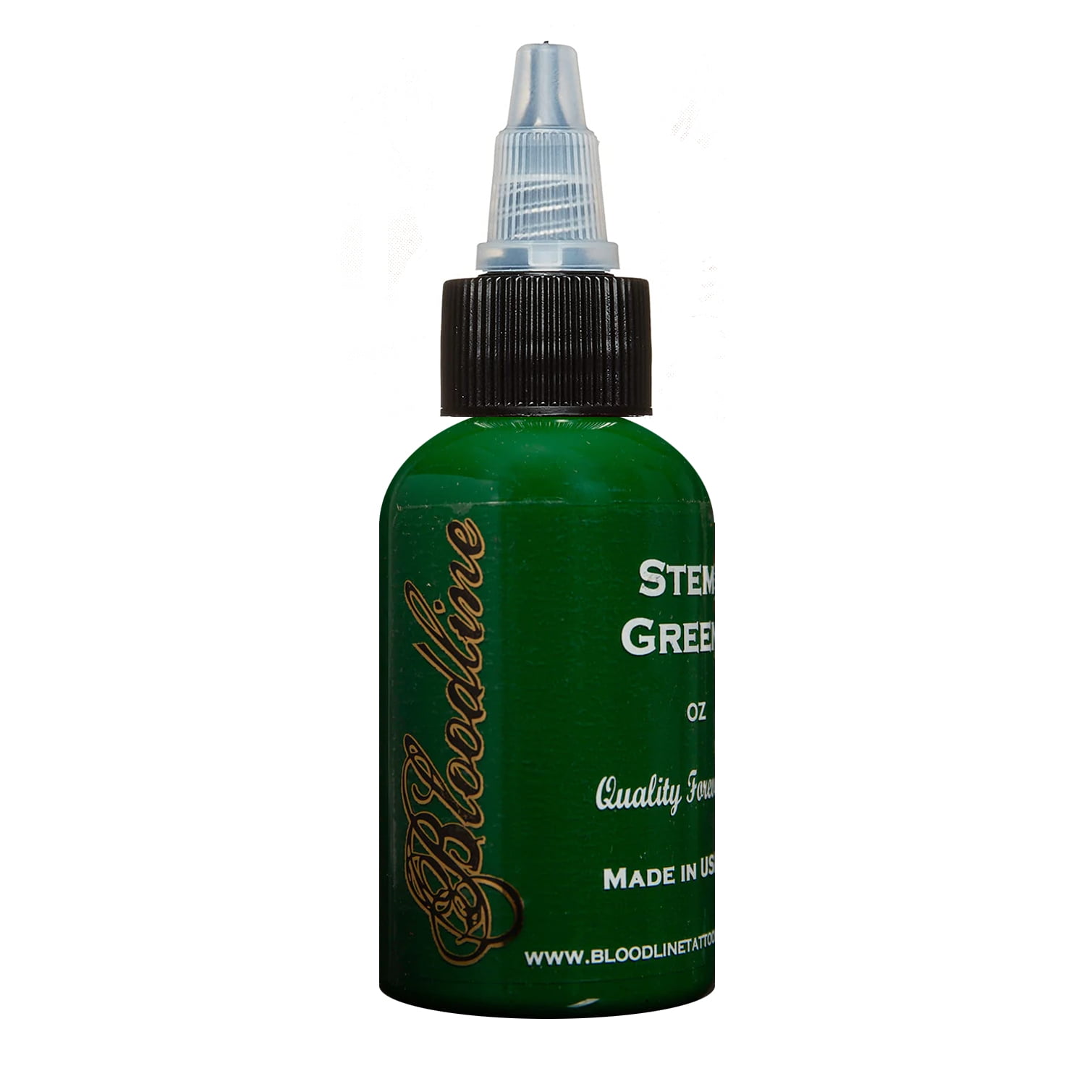 Bloodline Tattoo Ink Stem Green - Professional Tattooing Pigment - 1 oz ...