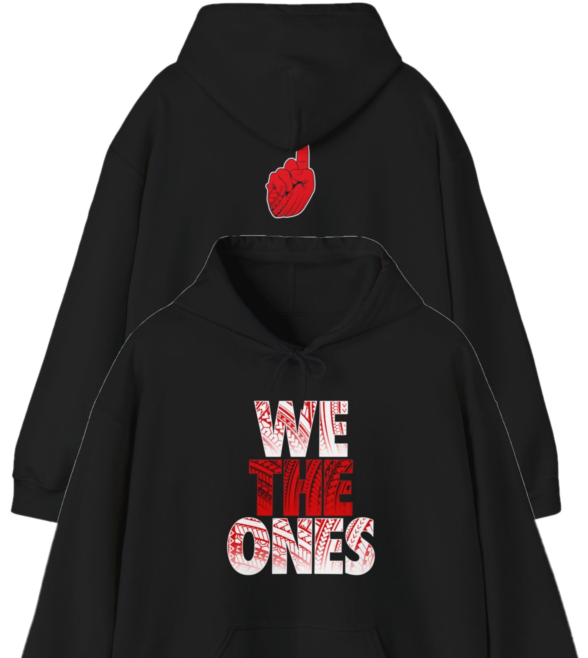 Bloodline We The Ones Roman Reigns Black Hoody Sweatshirt - Walmart.com