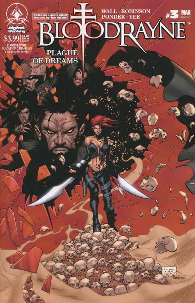Bloodrayne: Plague of Dreams #3B VF ; Digital Webbing Comic Book ...