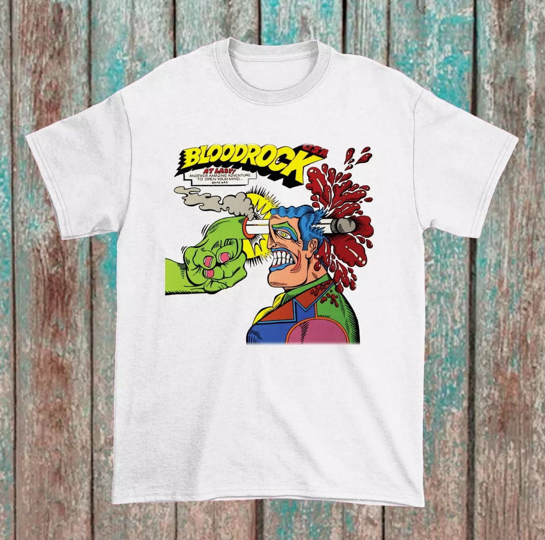 Bloodrock - Usa Album Band Music Short Sleeve Unisex All Size Shirt ...