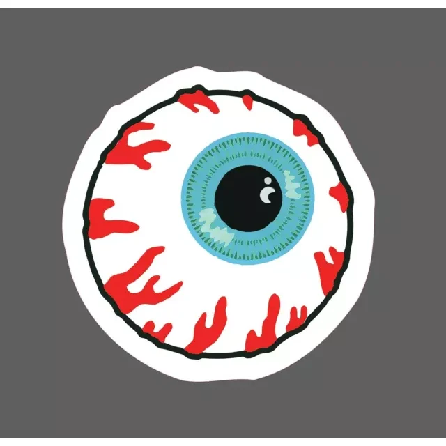 Bloodshot Eye Sticker Blue Waterproof Sticker Phone Decal Water Bottle ...