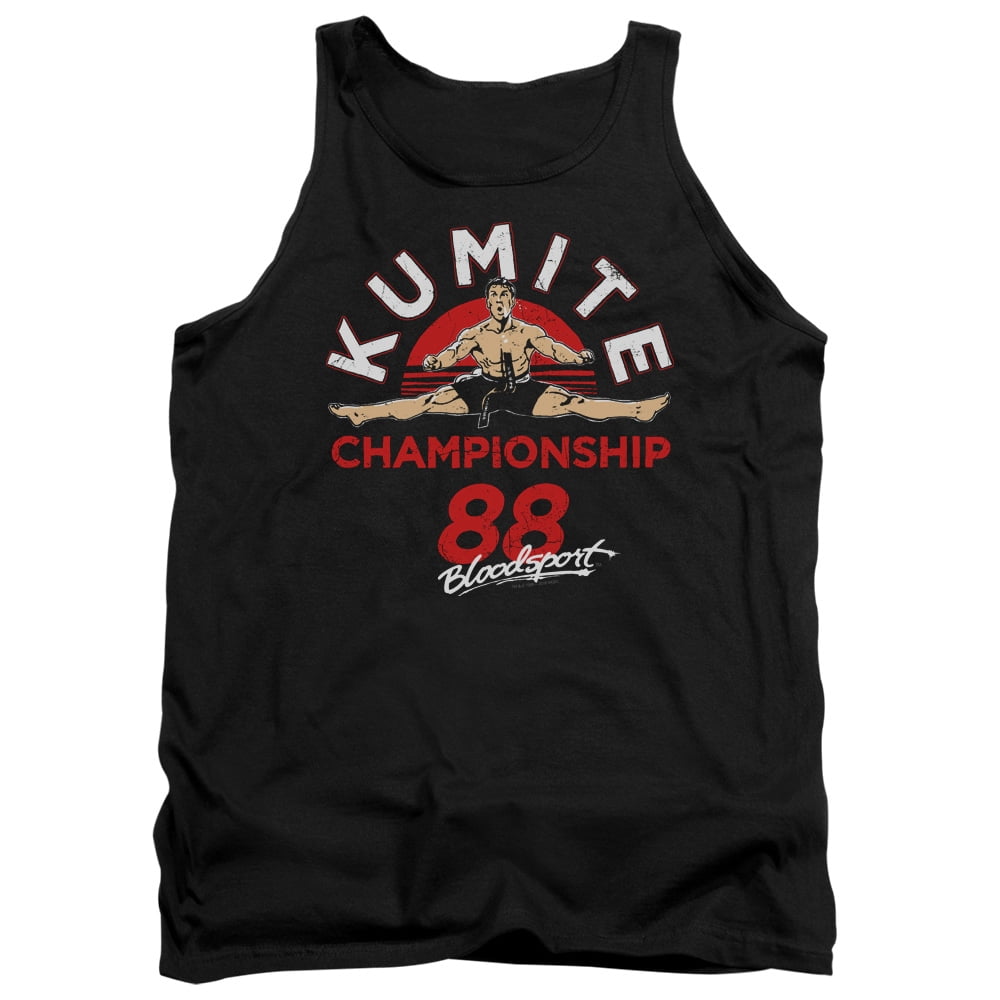 Bloodsport Championship 88 Adult Tank Top Black - Walmart.com