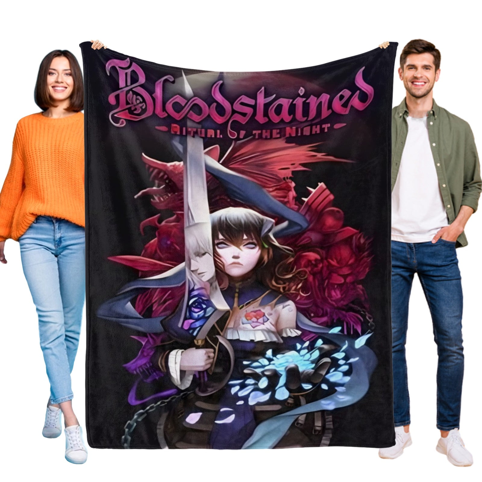 Bloodstained Ritual of the Night Blanket for Kids, Soft Warm Flannel ...