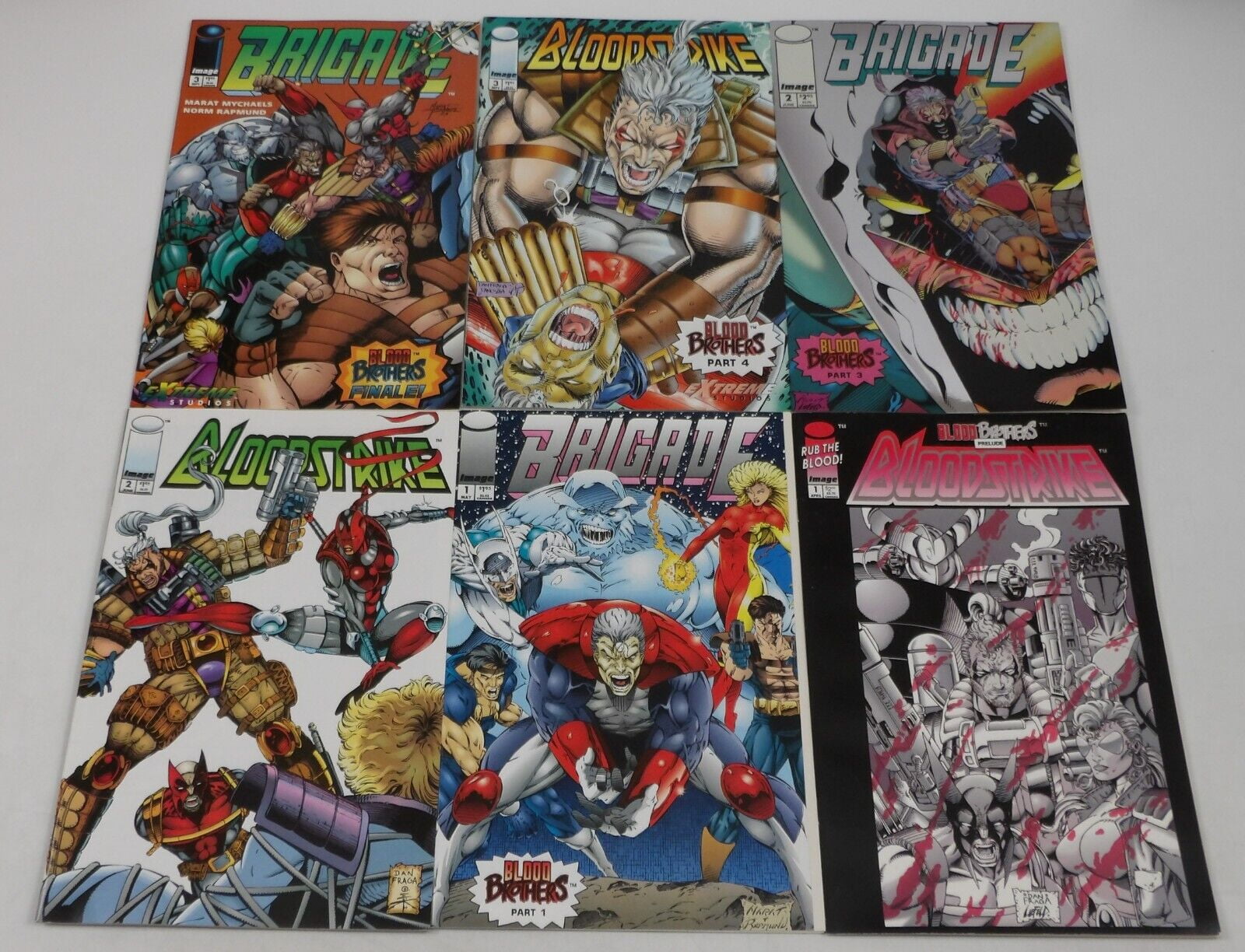 Bloodstrike & Brigade: Blood Brothers #1-5 VF/NM complete story ...