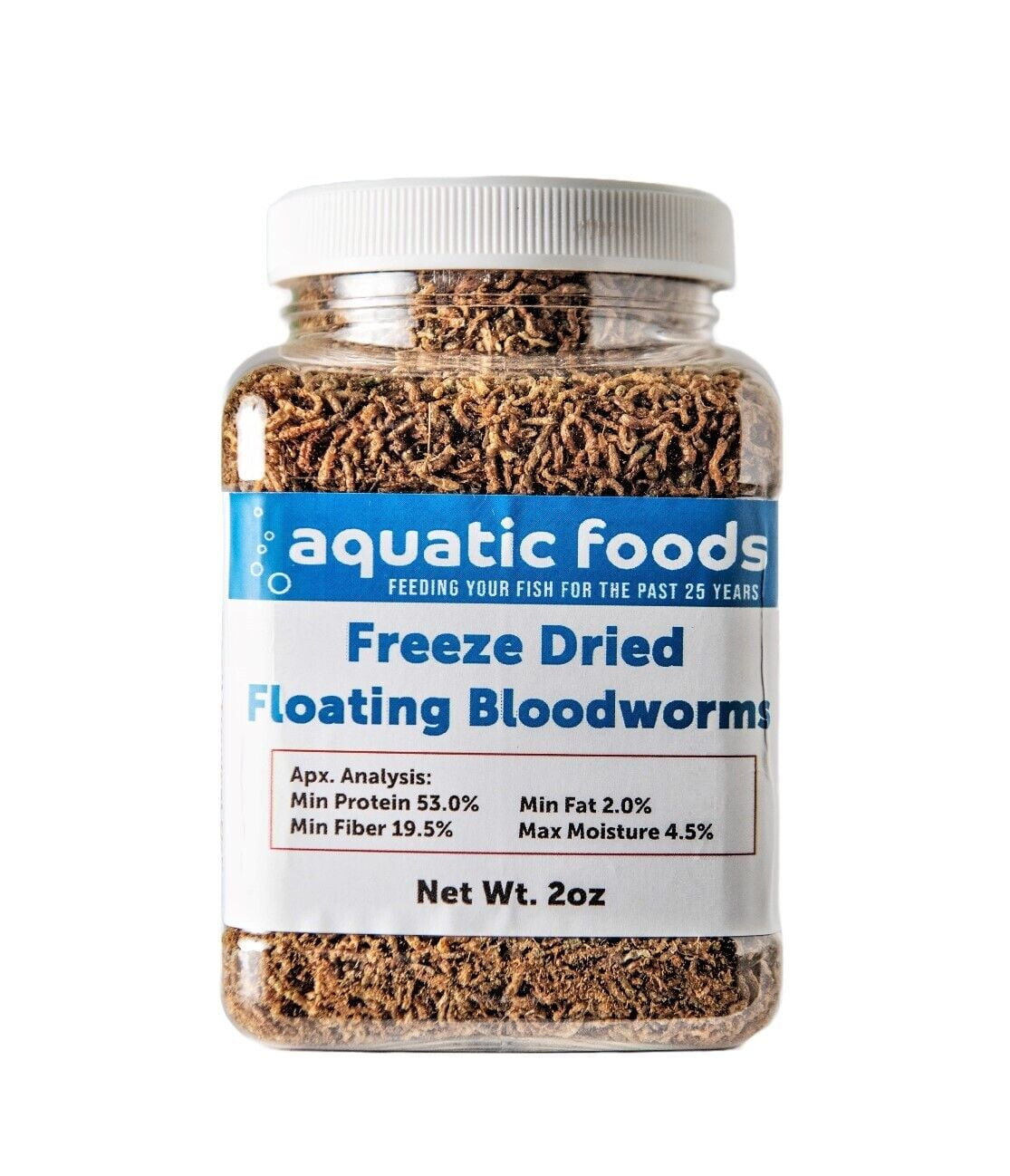 Bloodworms- Freeze Dried Grade "A" Floating Bloodworms for Discus ...