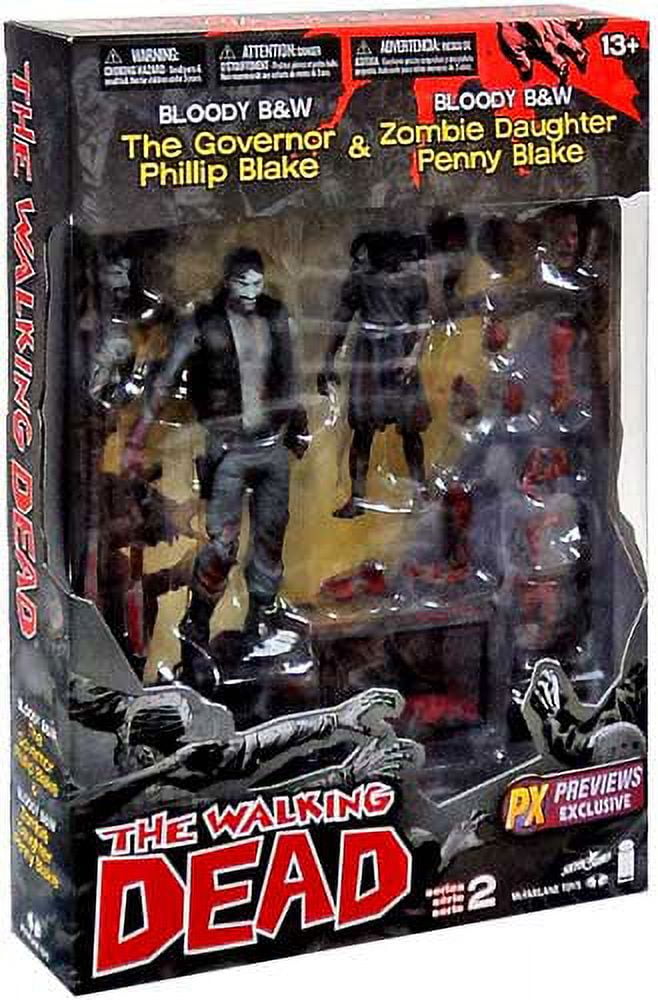 Bloody Black & White The Governor & Penny Action Figure 2-Pack ...