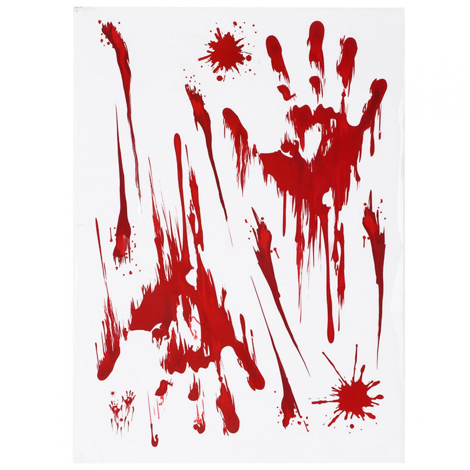 Bloody Decor for Floor, Window, and Wall - Perfect for Spooky Parties ...
