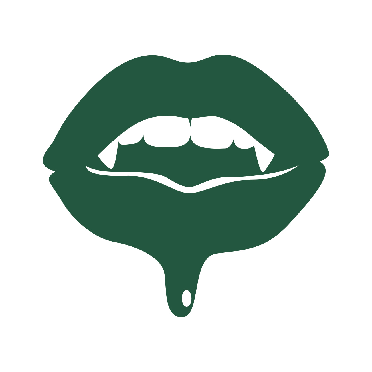 Bloody Fang Teeth and Lips Sticker Decal Die Cut - Self Adhesive Vinyl ...