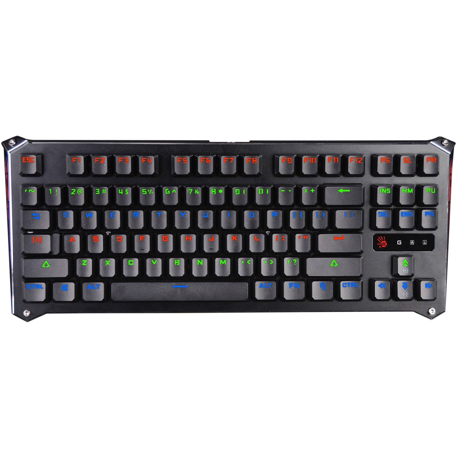 Bloody Gaming B830 Full Light Strike Gaming Keyboard - Black - Walmart.com
