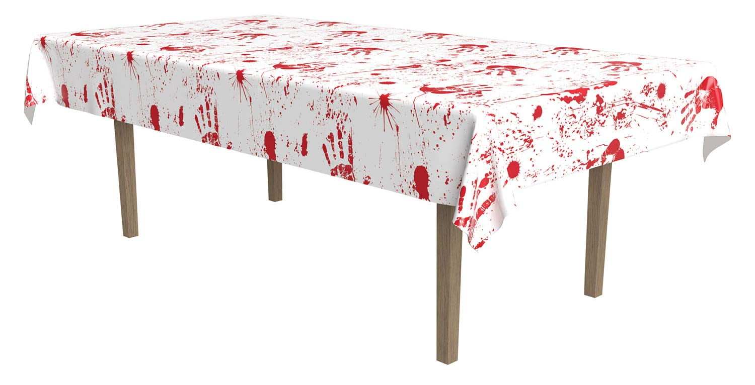 Bloody Handprints Tablecover (Pack of 12) - Walmart.com
