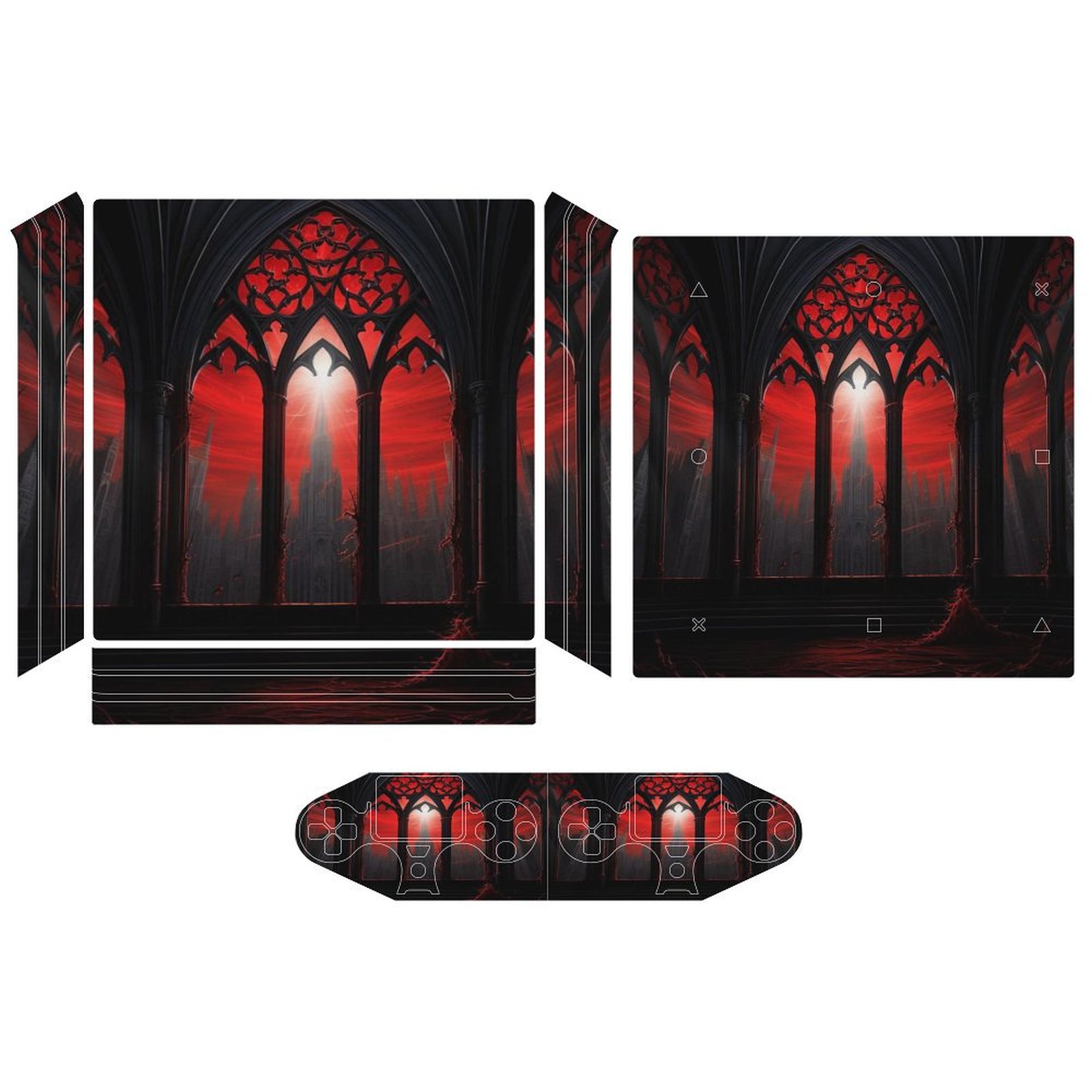 Bloody House PS4/PS4 Pro/PS4 Slim Skin Sticker For Console And ...