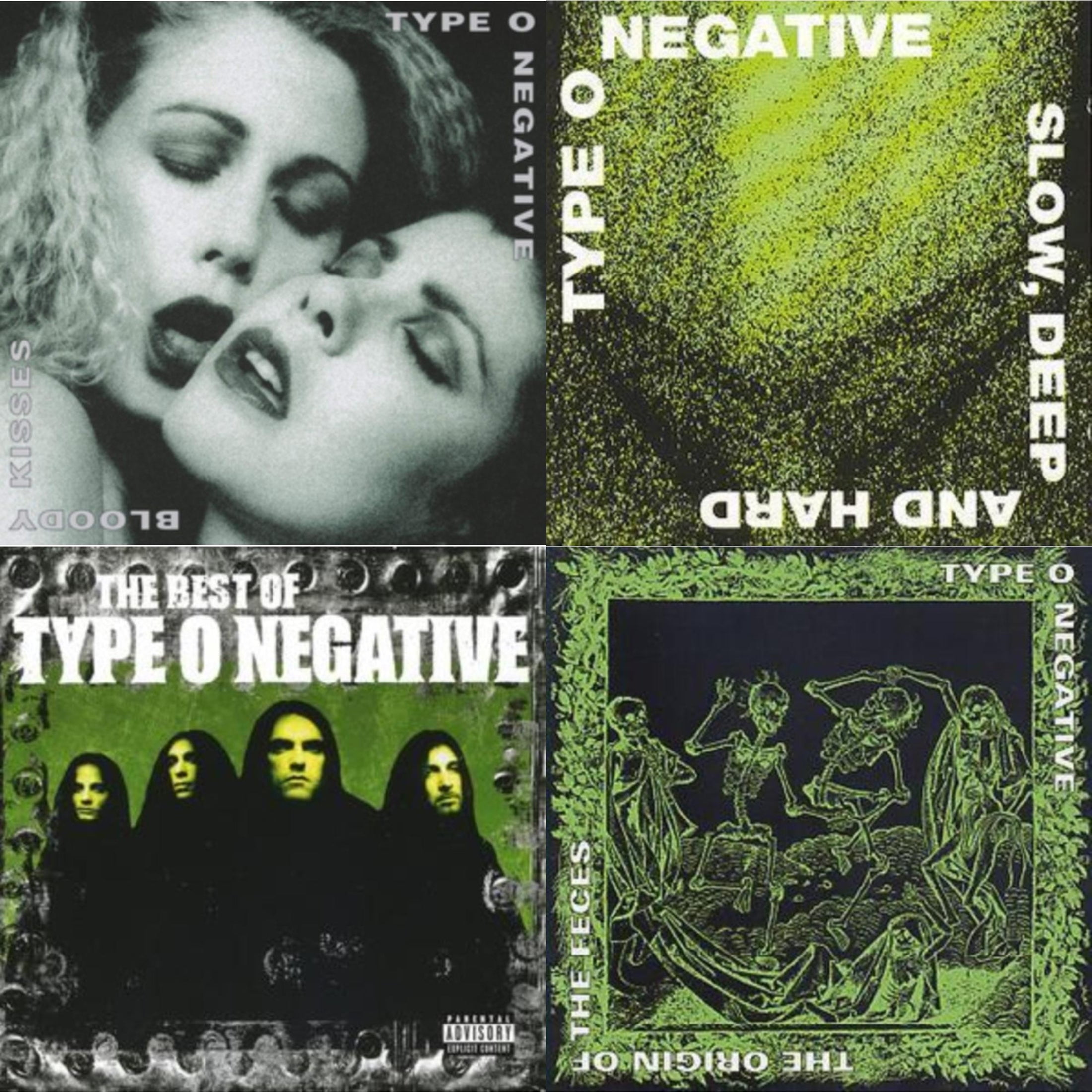 Bloody Kisses & Slow Deep & Hard & Best Of Type O Negative & Origin Of ...