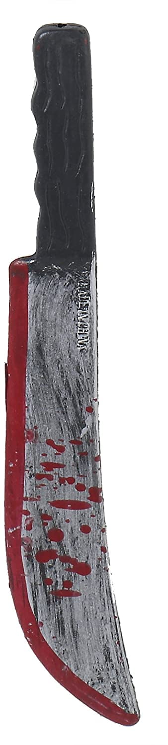 Bloody Machete 12" Long Halloween Costume or party prop accessory ...