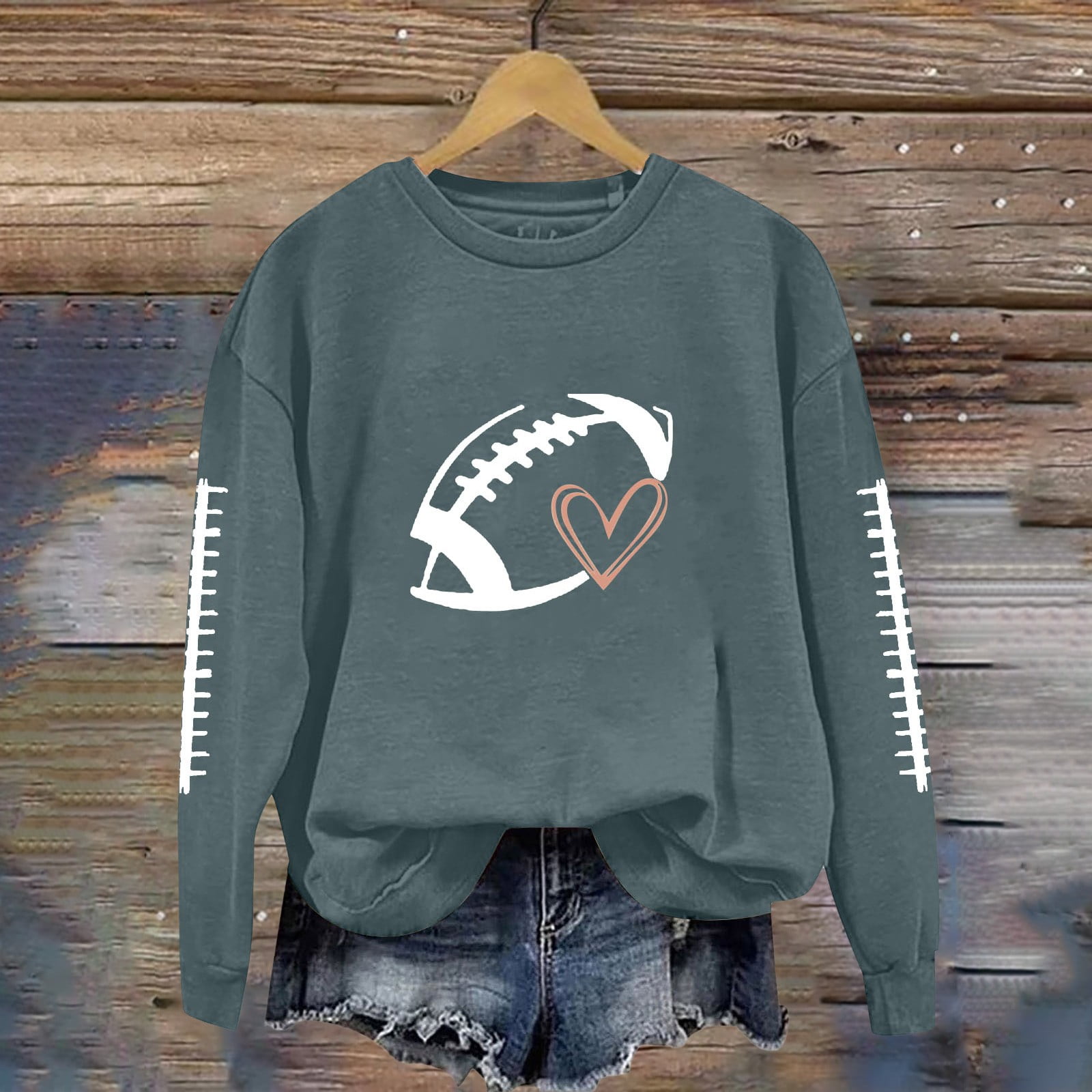 Bloody Print Loose Hooded Long Sleeve Sweatshirt Top, Looped Pile ...