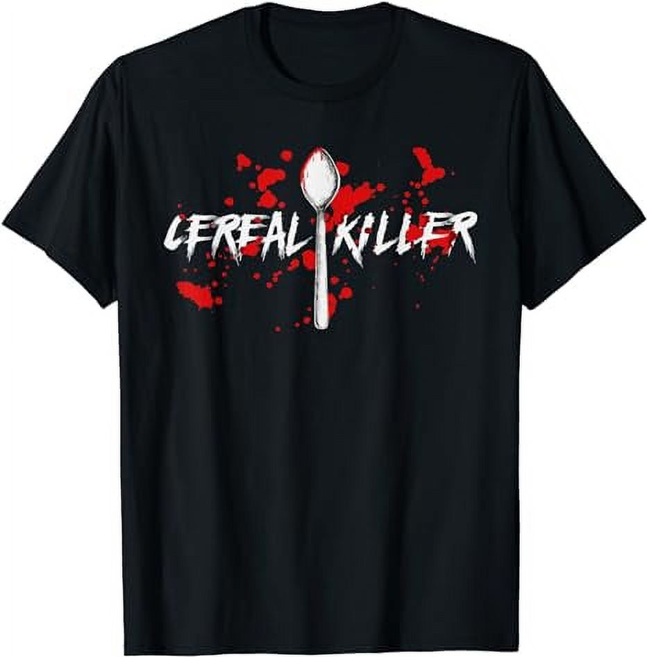 Bloody Spoon Cereal Killer Cereal Day T-Shirt - Walmart.com