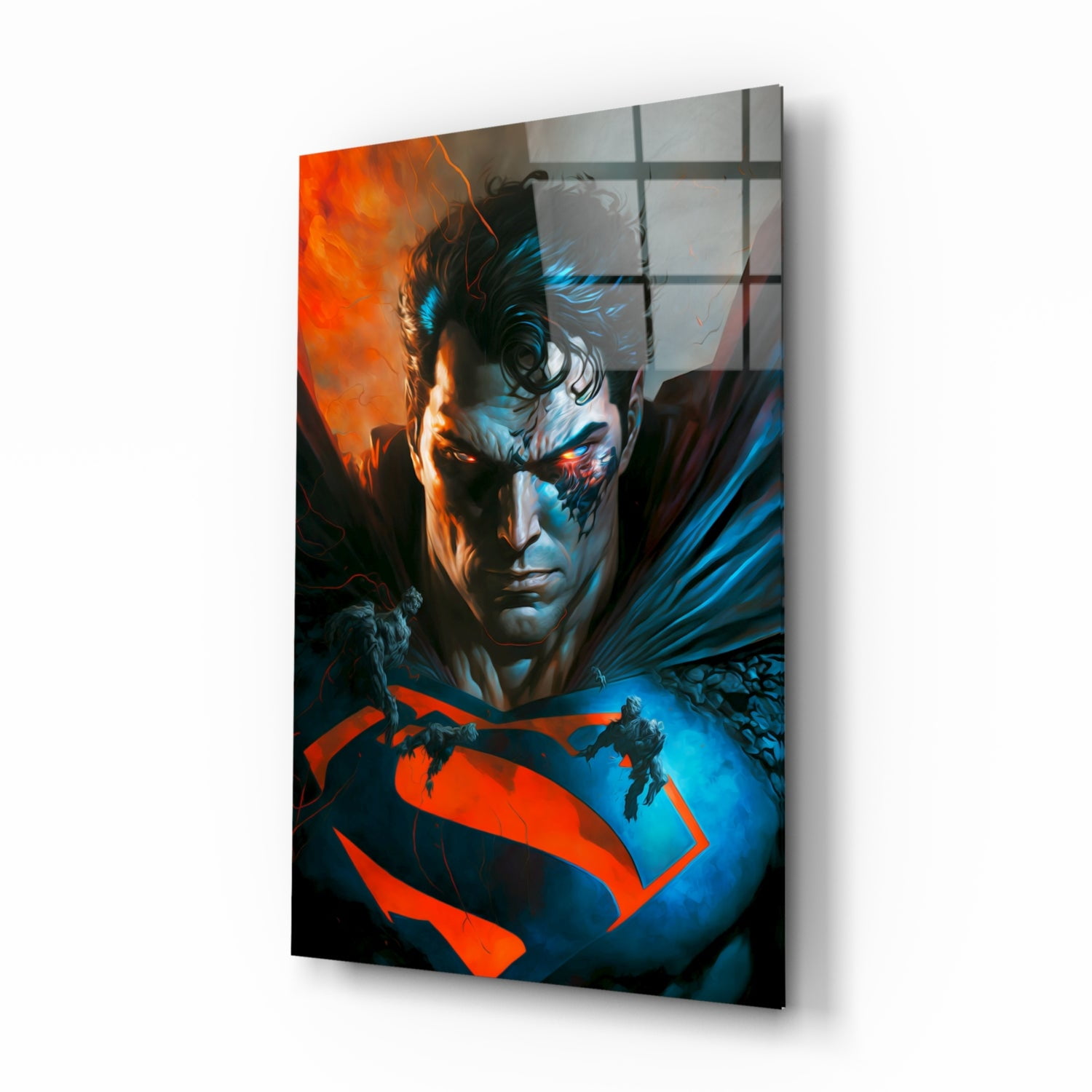 Bloody Superman Glass Wall Art || Designer Collection - Walmart.com