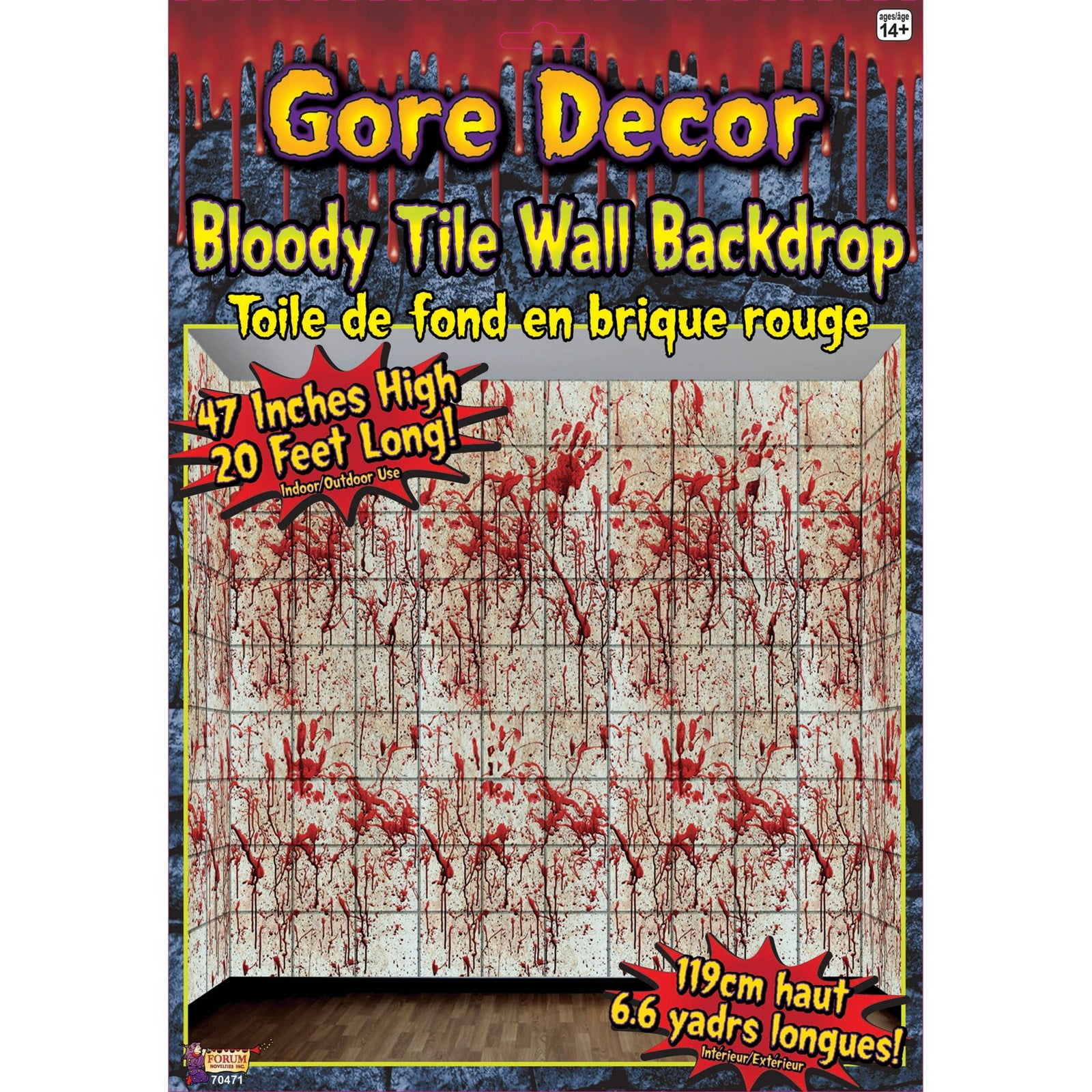Bloody Tile Wall Décor - Walmart.com