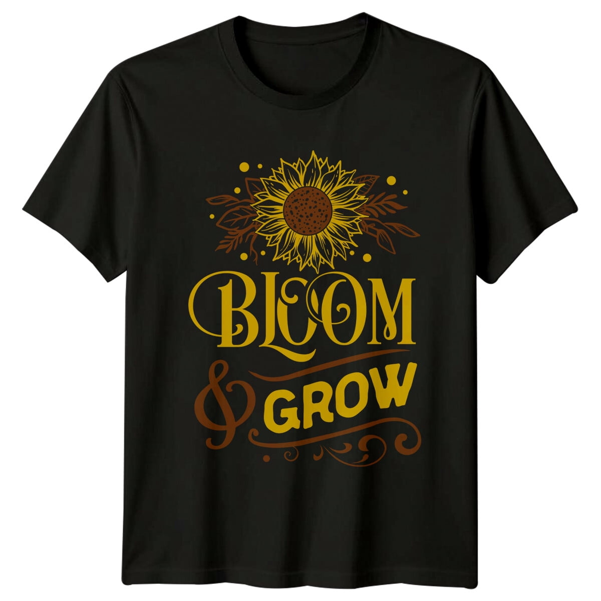Bloom And Grow Sunflower Nature Lover Graphic T-Shirt - Walmart.com